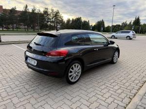 Black Volkswagen Scirocco 2011 in Panevezys, with an engine capacity of 1.39 L and mileage of 185 thousand km for 5600 €, photo 4 on AUTOMOTO.COM.LV