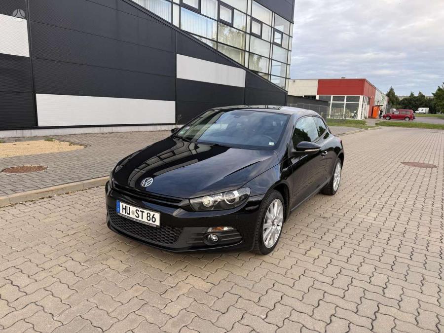 Black Volkswagen Scirocco 2011 in Panevezys, with an engine capacity of 1.39 L and mileage of 185 thousand km for 5600 €, photo 5 on AUTOMOTO.COM.LV