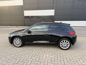 Black Volkswagen Scirocco 2011 in Panevezys, with an engine capacity of 1.39 L and mileage of 185 thousand km for 5600 €, photo 12 on AUTOMOTO.COM.LV