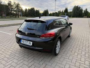 Black Volkswagen Scirocco 2011 in Panevezys, with an engine capacity of 1.39 L and mileage of 185 thousand km for 5600 €, photo 13 on AUTOMOTO.COM.LV