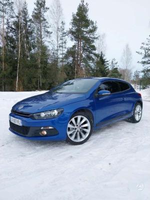 Zils Volkswagen Scirocco 2013 Alīta, ar dzinēja tilpumu 2.00 L un nobraukumu 240 tūkst. km par 7500 €, foto  vietnē AUTOMOTO.COM.LV