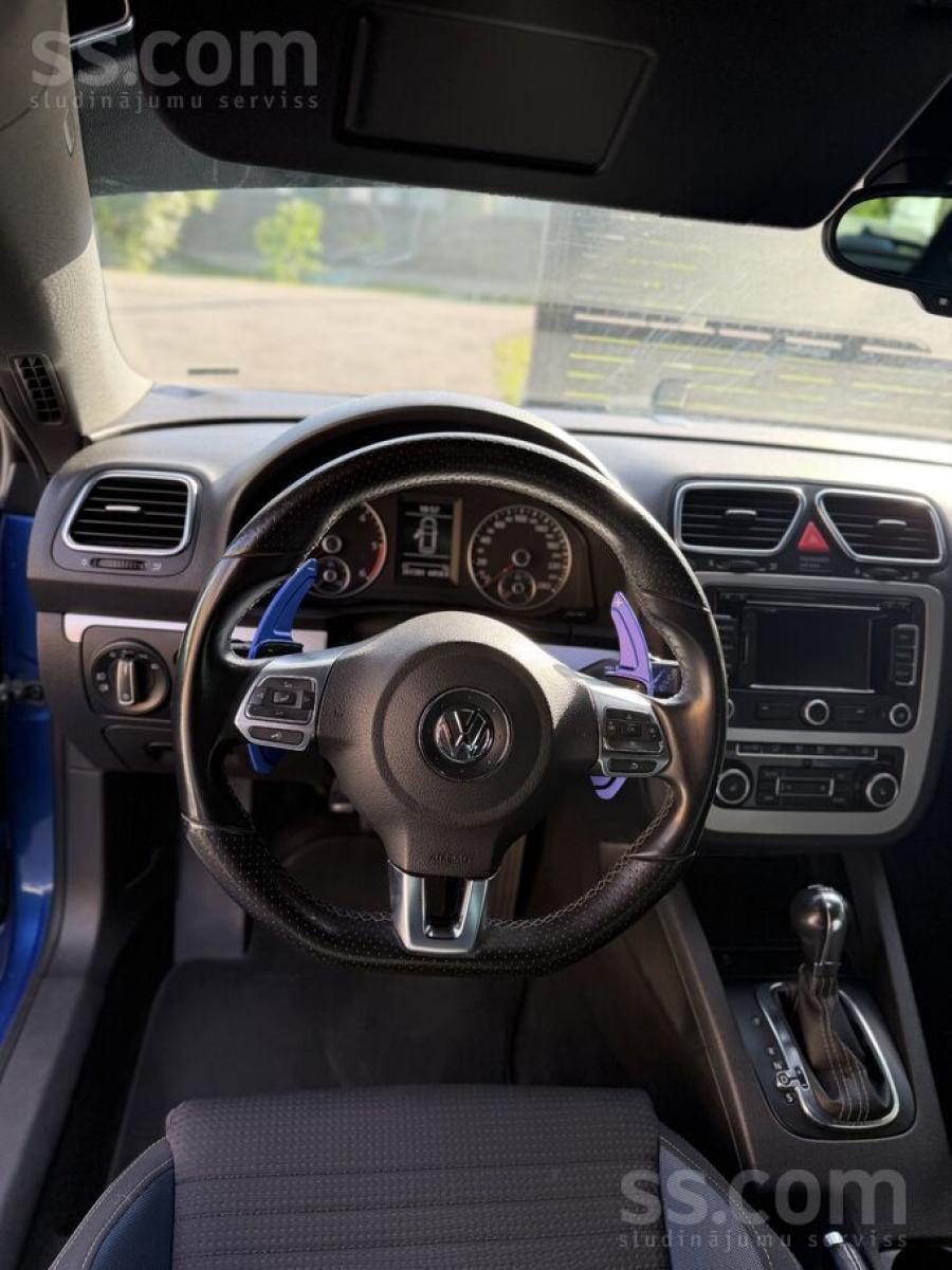 Blue Volkswagen Scirocco 2010 in Riga, with an engine capacity of 2.00 L and mileage of 370 thousand km for 5600 €, photo 6 on AUTOMOTO.COM.LV