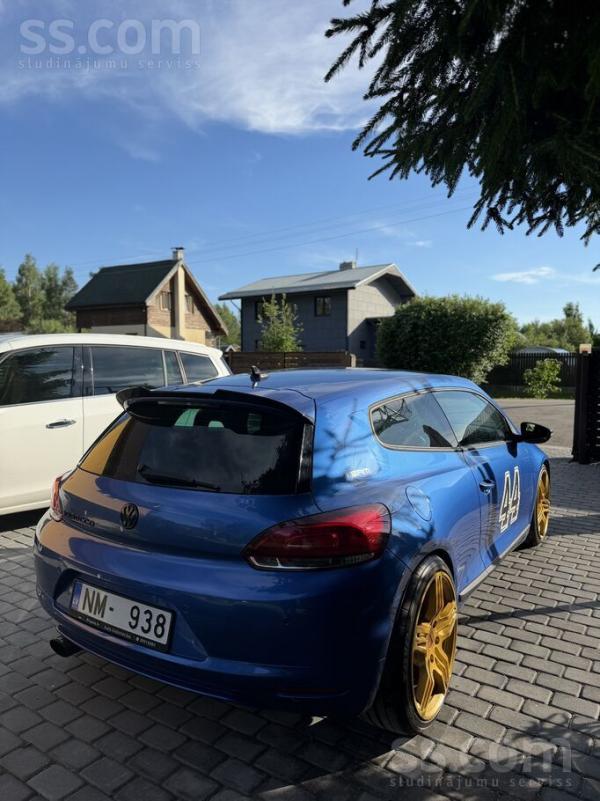 Blue Volkswagen Scirocco 2010 in Riga, with an engine capacity of 2.00 L and mileage of 370 thousand km for 5600 €, photo 8 on AUTOMOTO.COM.LV