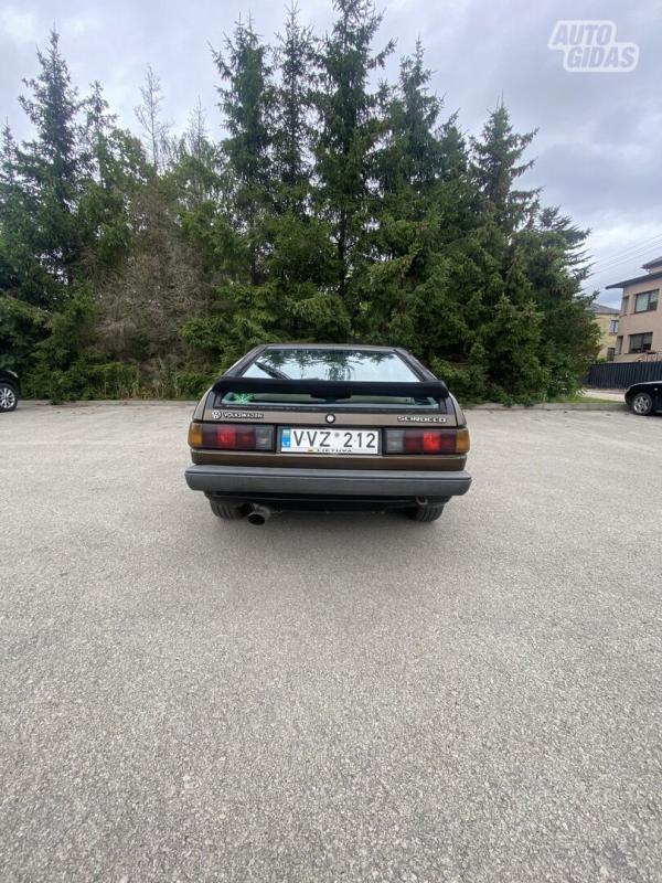 Brown Volkswagen Scirocco 1987 in Kaunas, with an engine capacity of 1.80 L and mileage of 191 thousand km for 4500 €, photo 4 on AUTOMOTO.COM.LV