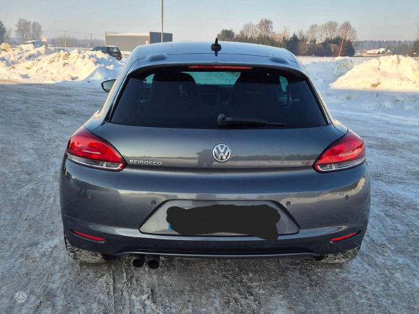 Brown Volkswagen Scirocco 2012 in Silute, with an engine capacity of 1.40 L and mileage of 200 thousand km for 4999 €, photo 8 on AUTOMOTO.COM.LV