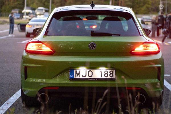 Green Volkswagen Scirocco 2009 in Vilnius, with an engine capacity of 1.97 L and mileage of 243 thousand km for 8800 €, photo 2 on AUTOMOTO.COM.LV