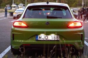 Green Volkswagen Scirocco 2009 in Vilnius, with an engine capacity of 1.97 L and mileage of 243 thousand km for 8800 €, photo 3 on AUTOMOTO.COM.LV