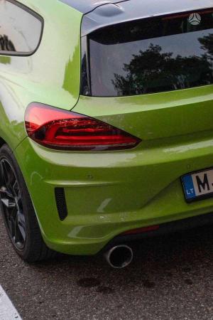 Green Volkswagen Scirocco 2009 in Vilnius, with an engine capacity of 1.97 L and mileage of 243 thousand km for 8800 €, photo 4 on AUTOMOTO.COM.LV
