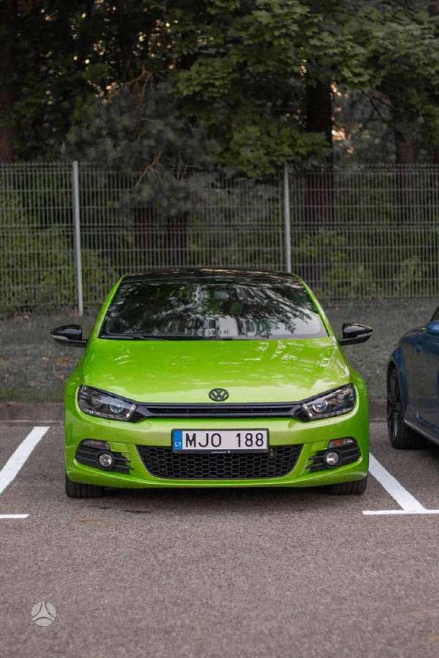 Green Volkswagen Scirocco 2009 in Vilnius, with an engine capacity of 1.97 L and mileage of 243 thousand km for 8800 €, photo 12 on AUTOMOTO.COM.LV
