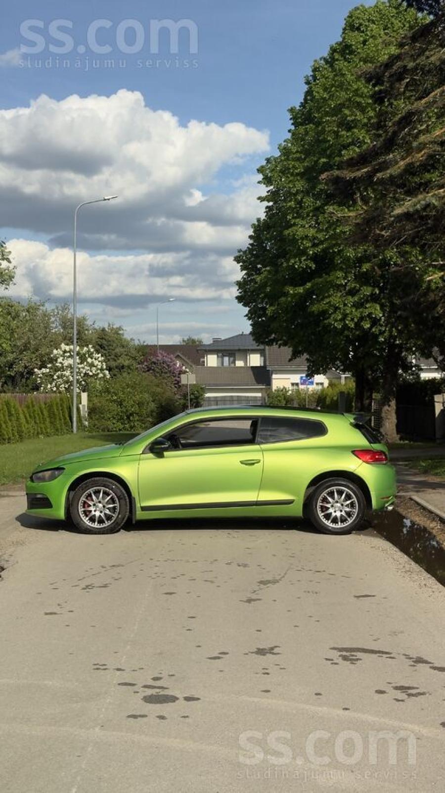Zaļš Volkswagen Scirocco 2009 Rīga, ar dzinēja tilpumu 1.40 L un nobraukumu 196 tūkst. km par 5000 €, foto 7 vietnē AUTOMOTO.COM.LV