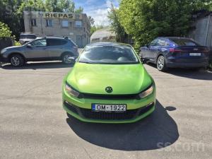 Green Volkswagen Scirocco 2009 in Riga, with an engine capacity of 1.40 L and mileage of 196 thousand km for 5990 €, photo 4 on AUTOMOTO.COM.LV
