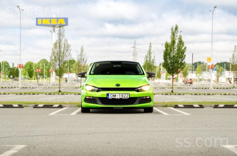 Zaļš Volkswagen Scirocco 2009 Rīga, ar dzinēja tilpumu 1.40 L un nobraukumu 196 tūkst. km par 5990 €, foto 4 vietnē AUTOMOTO.COM.LV