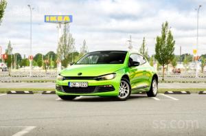 Zaļš Volkswagen Scirocco 2009 Rīga, ar dzinēja tilpumu 1.40 L un nobraukumu 196 tūkst. km par 5290 €, foto  vietnē AUTOMOTO.COM.LV