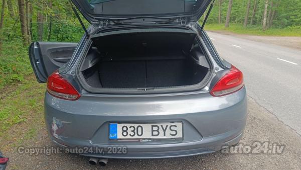 Grey Volkswagen Scirocco 2009 in Tallinn, with an engine capacity of 1.40 L and mileage of 170 thousand km for 6600 €, photo 10 on AUTOMOTO.COM.LV