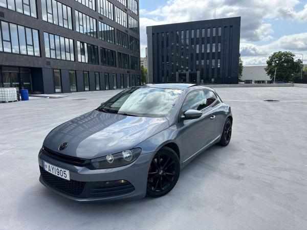 Grey Volkswagen Scirocco 2008 in Kaunas, with an engine capacity of 1.98 L and mileage of 236 thousand km for 5380 €, photo 1 on AUTOMOTO.COM.LV
