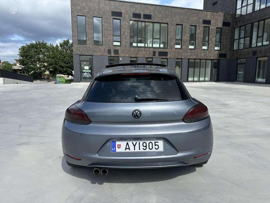 Grey Volkswagen Scirocco 2008 in Kaunas, with an engine capacity of 1.98 L and mileage of 236 thousand km for 5380 €, photo 7 on AUTOMOTO.COM.LV