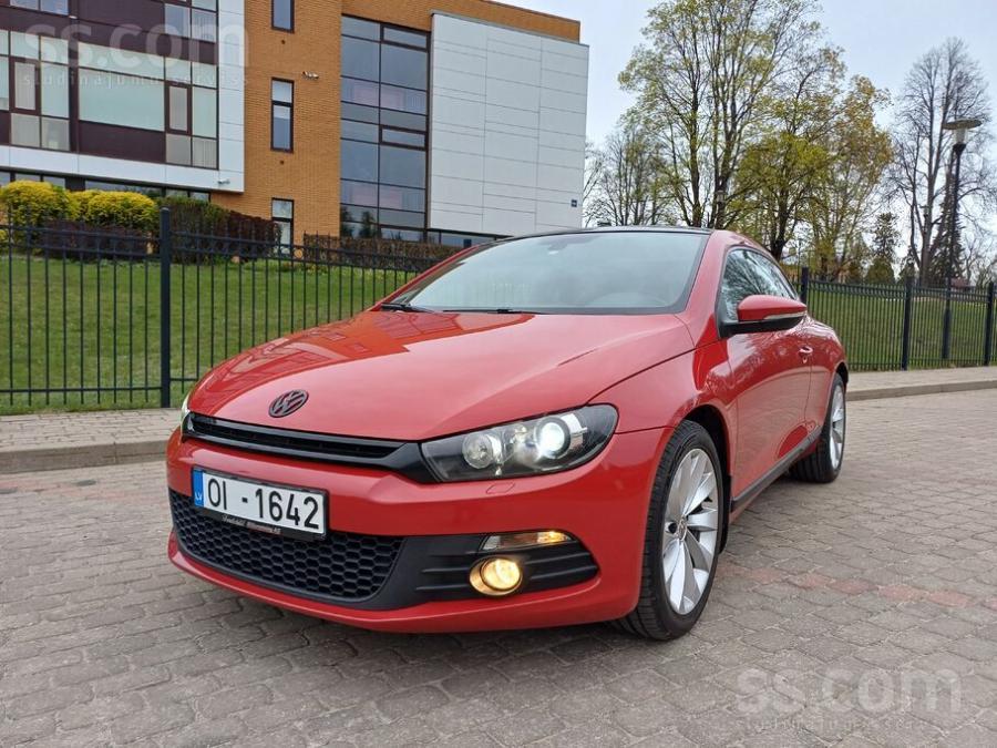 Sarkans Volkswagen Scirocco 2009 Valmiera, ar dzinēja tilpumu 2.00 L un nobraukumu 264 tūkst. km par 6300 €, foto 1 vietnē AUTOMOTO.COM.LV
