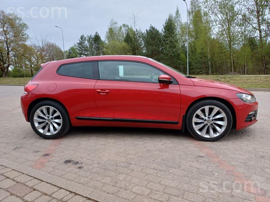Sarkans Volkswagen Scirocco 2009 Valmiera, ar dzinēja tilpumu 2.00 L un nobraukumu 264 tūkst. km par 6300 €, foto 5 vietnē AUTOMOTO.COM.LV