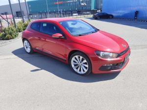 Sarkans Volkswagen Scirocco 2009 Klaipėda, ar dzinēja tilpumu 1.40 L un nobraukumu 115 tūkst. km par 3000 €, foto  vietnē AUTOMOTO.COM.LV