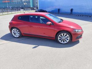 Red Volkswagen Scirocco 2009 in Klaipeda, with an engine capacity of 1.40 L and mileage of 115 thousand km for 3000 €, photo 9 on AUTOMOTO.COM.LV