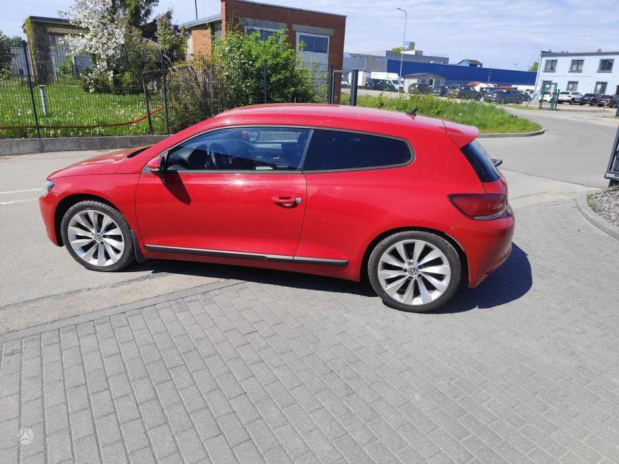 Red Volkswagen Scirocco 2009 in Klaipeda, with an engine capacity of 1.40 L and mileage of 115 thousand km for 3000 €, photo 14 on AUTOMOTO.COM.LV