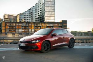Red Volkswagen Scirocco 2011 in Vilnius, with an engine capacity of 1.40 L and mileage of 141 thousand km for 5000 €, photo  on AUTOMOTO.COM.LV