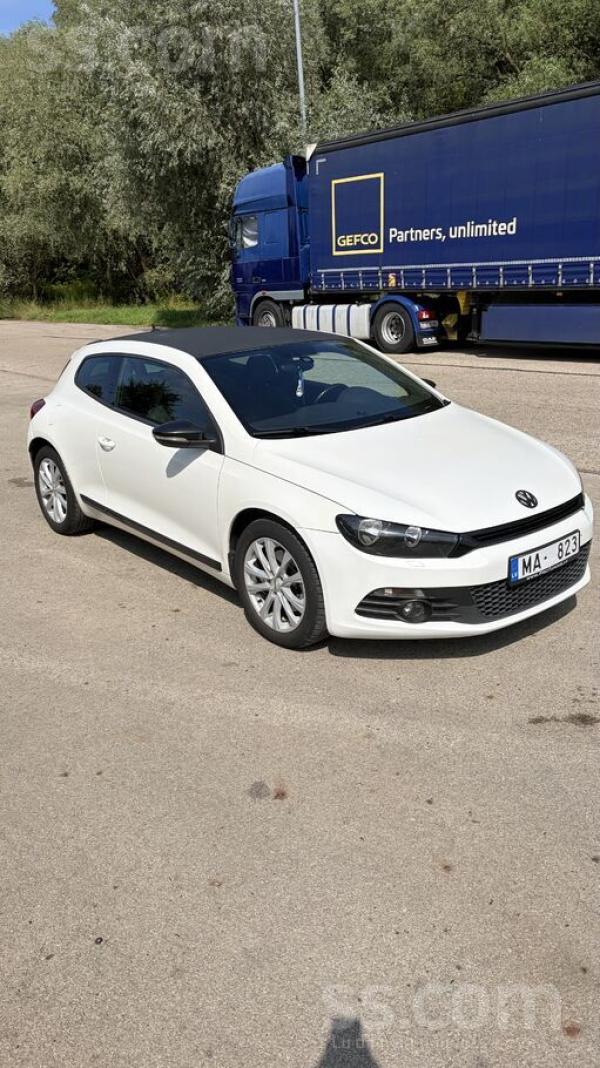Balts Volkswagen Scirocco 2009 Rīga, ar dzinēja tilpumu 1.40 L un nobraukumu 188 tūkst. km par 5400 €, foto 2 vietnē AUTOMOTO.COM.LV