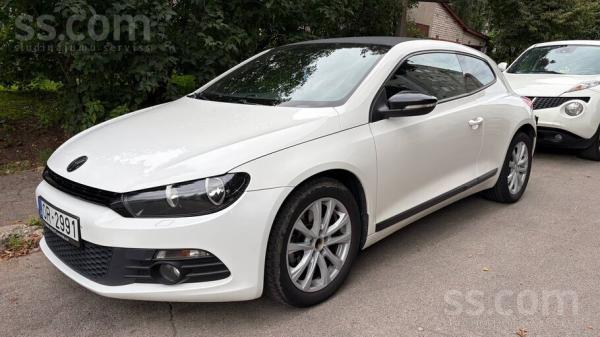 White Volkswagen Scirocco 2009 in Riga, with an engine capacity of 1.40 L and mileage of 188 thousand km for 5000 €, photo 3 on AUTOMOTO.COM.LV