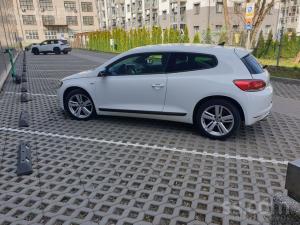 White Volkswagen Scirocco 2012 in Riga, with an engine capacity of 2.00 L and mileage of 335 thousand km for 4800 €, photo 5 on AUTOMOTO.COM.LV