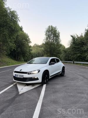 White Volkswagen Scirocco 2010 in Riga, with an engine capacity of 1.40 L and mileage of 253 thousand km for 5800 €, photo  on AUTOMOTO.COM.LV