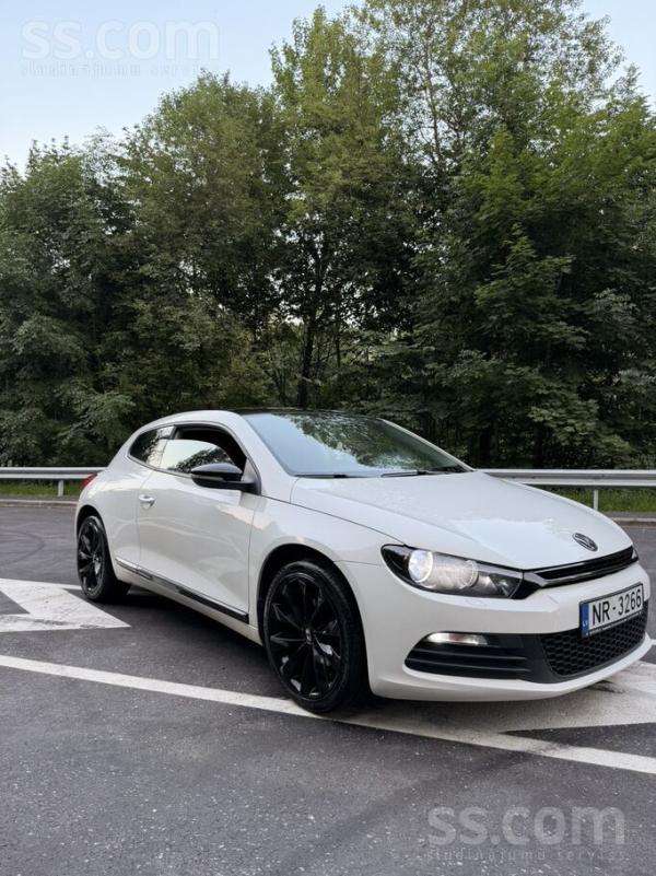 White Volkswagen Scirocco 2010 in Riga, with an engine capacity of 1.40 L and mileage of 253 thousand km for 5800 €, photo 2 on AUTOMOTO.COM.LV
