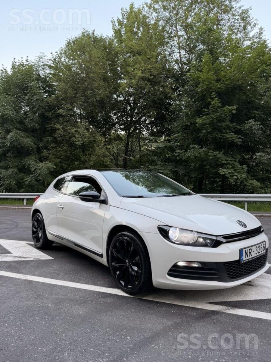 White Volkswagen Scirocco 2010 in Riga, with an engine capacity of 1.40 L and mileage of 253 thousand km for 5800 €, photo 3 on AUTOMOTO.COM.LV