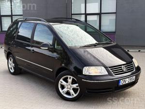 Melns Volkswagen Sharan 2007 Rīga, ar dzinēja tilpumu 2.00 L un nobraukumu 330 tūkst. km par 4200 €, foto  vietnē AUTOMOTO.COM.LV