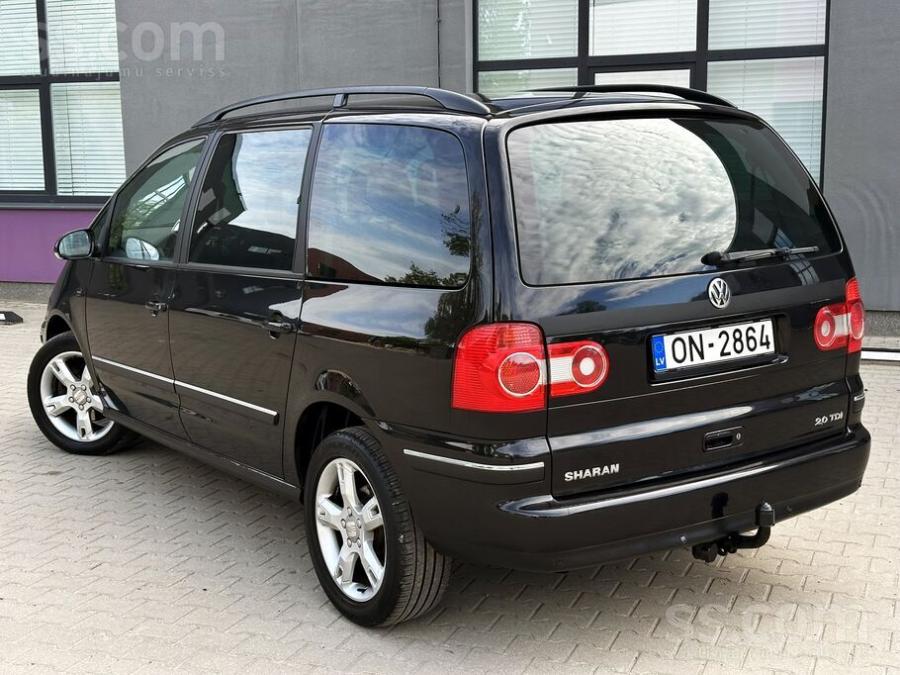 Melns Volkswagen Sharan 2007 Rīga, ar dzinēja tilpumu 2.00 L un nobraukumu 330 tūkst. km par 4200 €, foto 6 vietnē AUTOMOTO.COM.LV