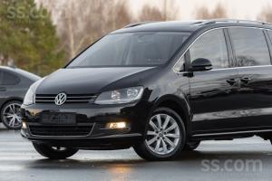 Black Volkswagen Sharan 2012 in Jelgava, with an engine capacity of 2.00 L and mileage of 0 thousand km for 8500 €, photo 2 on AUTOMOTO.COM.LV