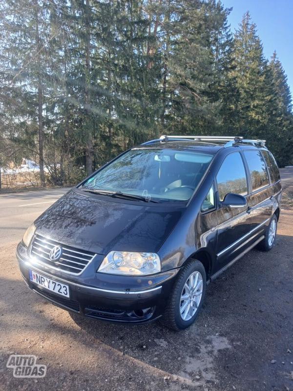 Black Volkswagen Sharan 2005 in Vilnius, with an engine capacity of 1.90 L and mileage of 336 thousand km for 2850 €, photo 4 on AUTOMOTO.COM.LV