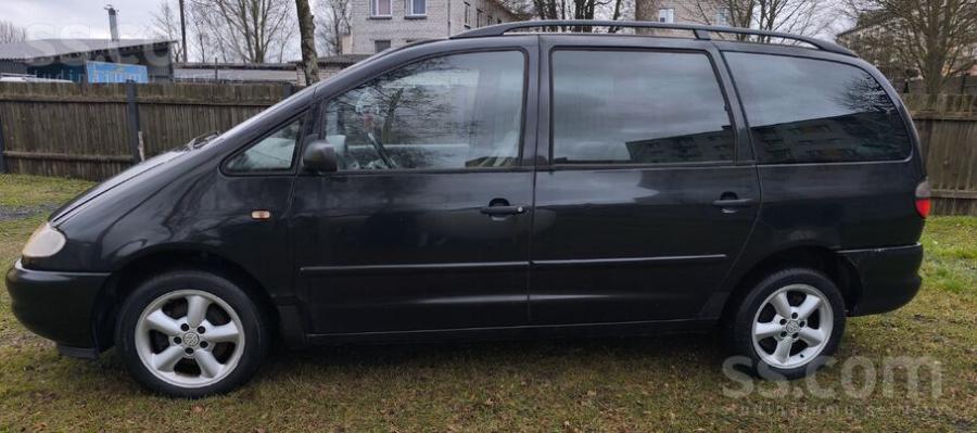 Melns Volkswagen Sharan 1999 Liepāja, ar dzinēja tilpumu 1.90 L un nobraukumu 498 tūkst. km par 950 €, foto 2 vietnē AUTOMOTO.COM.LV