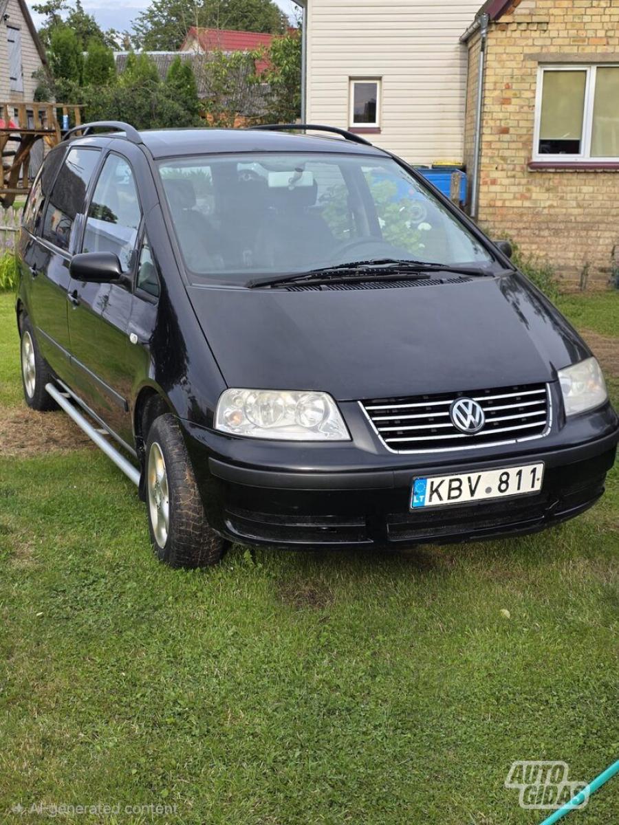 Melns Volkswagen Sharan 2000 Mažeikiai, ar dzinēja tilpumu 1.90 L un nobraukumu 323 tūkst. km par 600 €, foto 8 vietnē AUTOMOTO.COM.LV