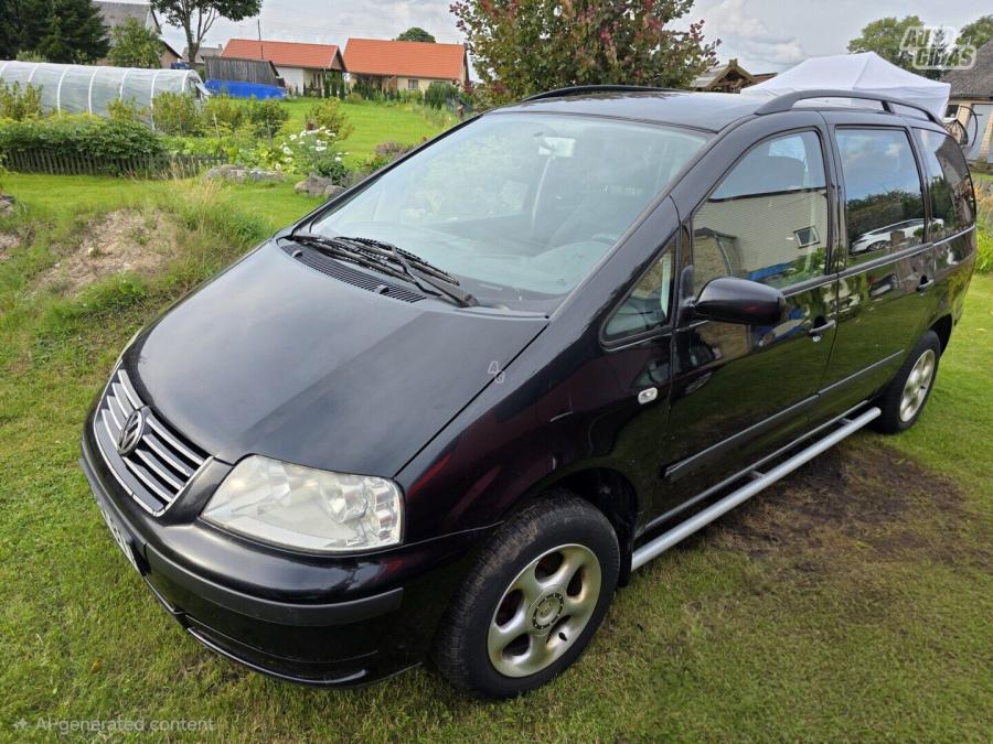 Melns Volkswagen Sharan 2000 Mažeikiai, ar dzinēja tilpumu 1.90 L un nobraukumu 323 tūkst. km par 600 €, foto 9 vietnē AUTOMOTO.COM.LV
