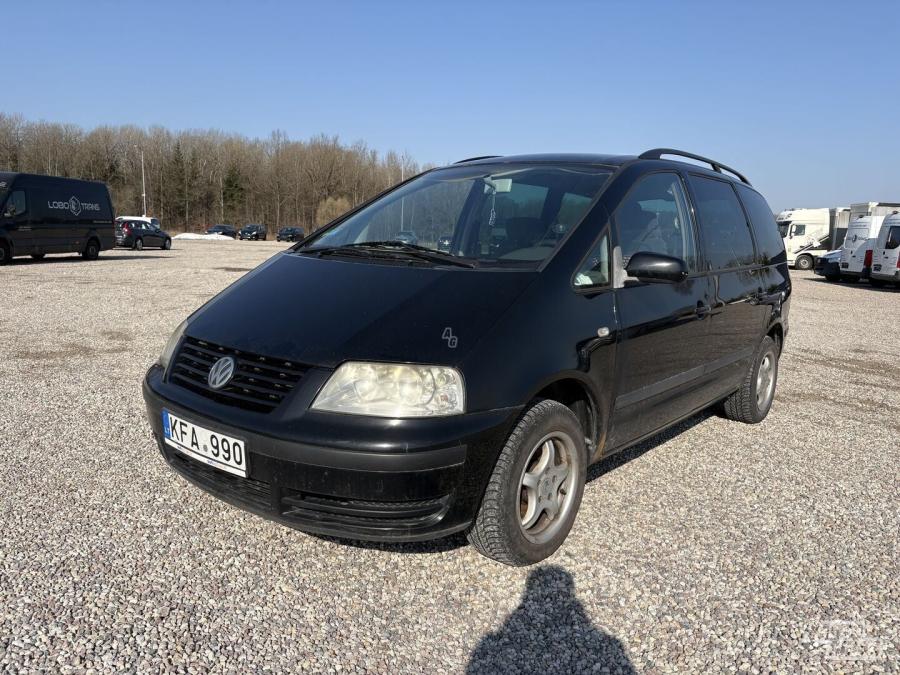 Melns Volkswagen Sharan 2001 Kauņa, ar dzinēja tilpumu 1.90 L un nobraukumu 418 tūkst. km par 600 €, foto 1 vietnē AUTOMOTO.COM.LV