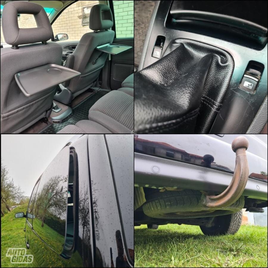 Black Volkswagen Sharan 2003 in Klaipeda, with an engine capacity of 1.90 L and mileage of 315 thousand km for 2699 €, photo 23 on AUTOMOTO.COM.LV