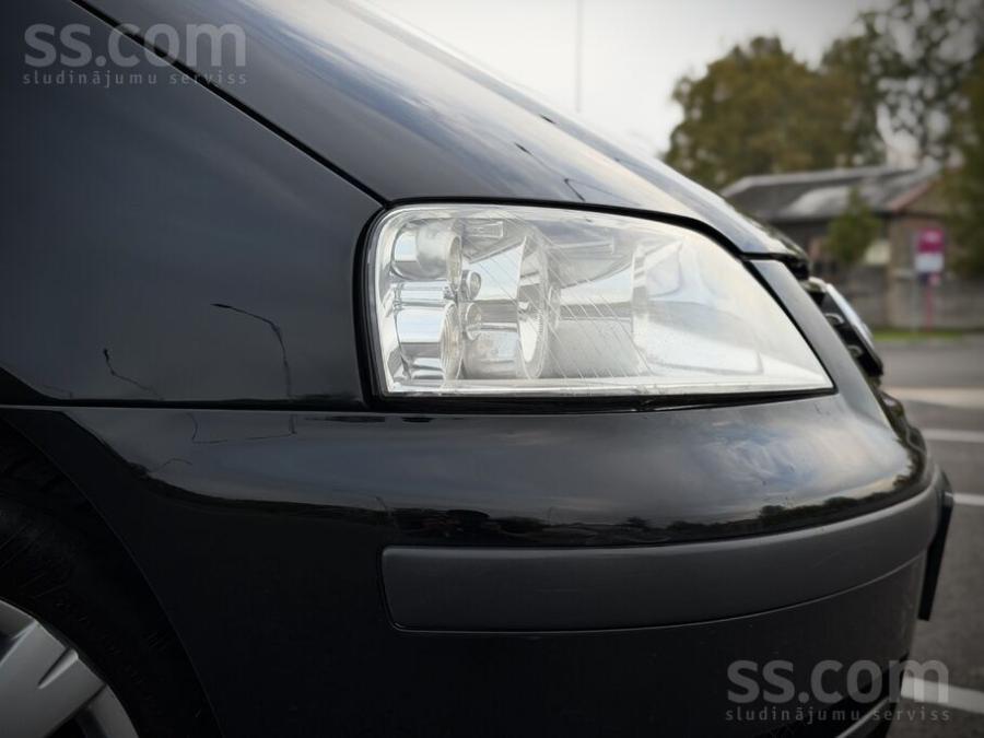 Black Volkswagen Sharan 2003 in Jelgava, with an engine capacity of 1.90 L and mileage of 352 thousand km for 3250 €, photo 9 on AUTOMOTO.COM.LV