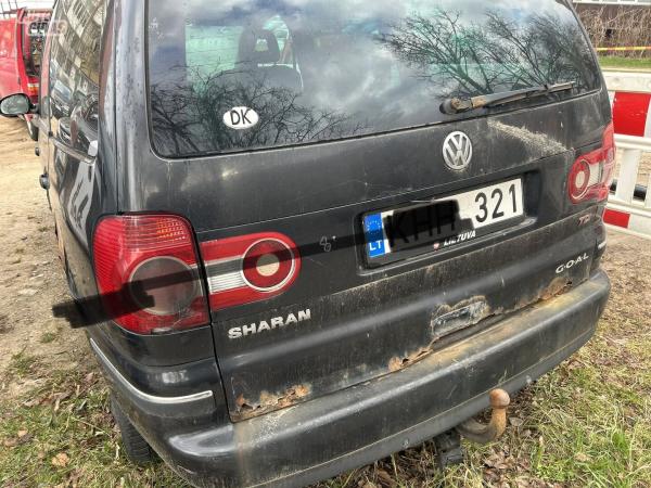 Melns Volkswagen Sharan 2004 Viļņa, ar dzinēja tilpumu 1.90 L un nobraukumu 360 tūkst. km par 490 €, foto 3 vietnē AUTOMOTO.COM.LV