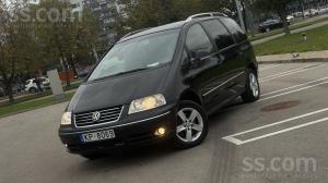 Black Volkswagen Sharan 2005 in Riga, with an engine capacity of 1.90 L and mileage of 394 thousand km for 2600 €, photo  on AUTOMOTO.COM.LV