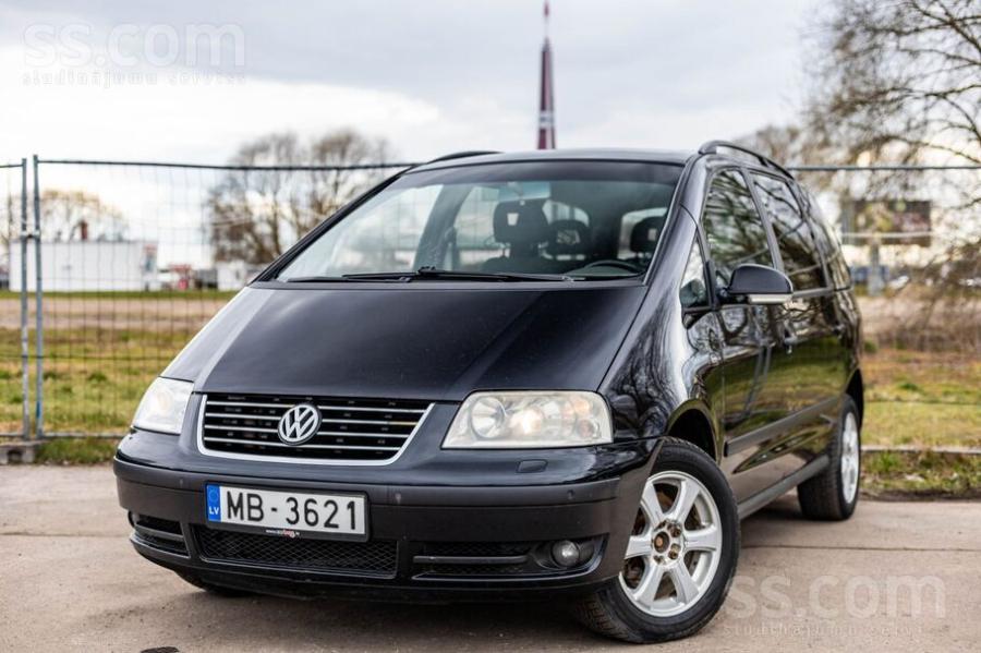 Melns Volkswagen Sharan 2006 Rīga, ar dzinēja tilpumu 2.00 L un nobraukumu 423 tūkst. km par 3490 €, foto 1 vietnē AUTOMOTO.COM.LV