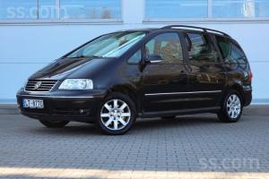 Black Volkswagen Sharan 2006 in Riga, with an engine capacity of 1.90 L and mileage of 0 thousand km for 1995 €, photo  on AUTOMOTO.COM.LV