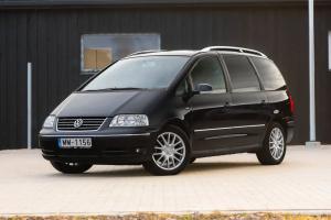 Black Volkswagen Sharan 2006 in Jelgava, with an engine capacity of 2.00 L and mileage of 225 thousand km for 3200 €, photo  on AUTOMOTO.COM.LV