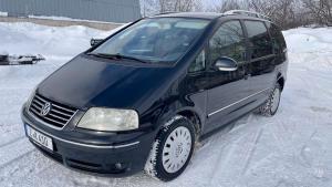 Black Volkswagen Sharan 2007 in Telschi, with an engine capacity of 1.97 L and mileage of 255 thousand km for 3000 €, photo  on AUTOMOTO.COM.LV