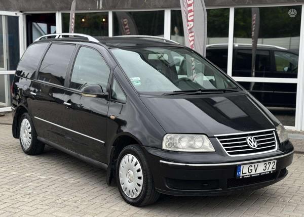 Black Volkswagen Sharan 2007 in Radviliskis, with an engine capacity of 1.90 L and mileage of 247 thousand km for 2950 €, photo 4 on AUTOMOTO.COM.LV