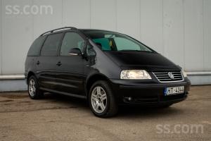 Черный Фольксваген Шаран 2007 в Елгава, объемом двигателя 1.90 л и пробегом 290 тыс. км за 4000 €, фото  на AUTOMOTO.COM.LV